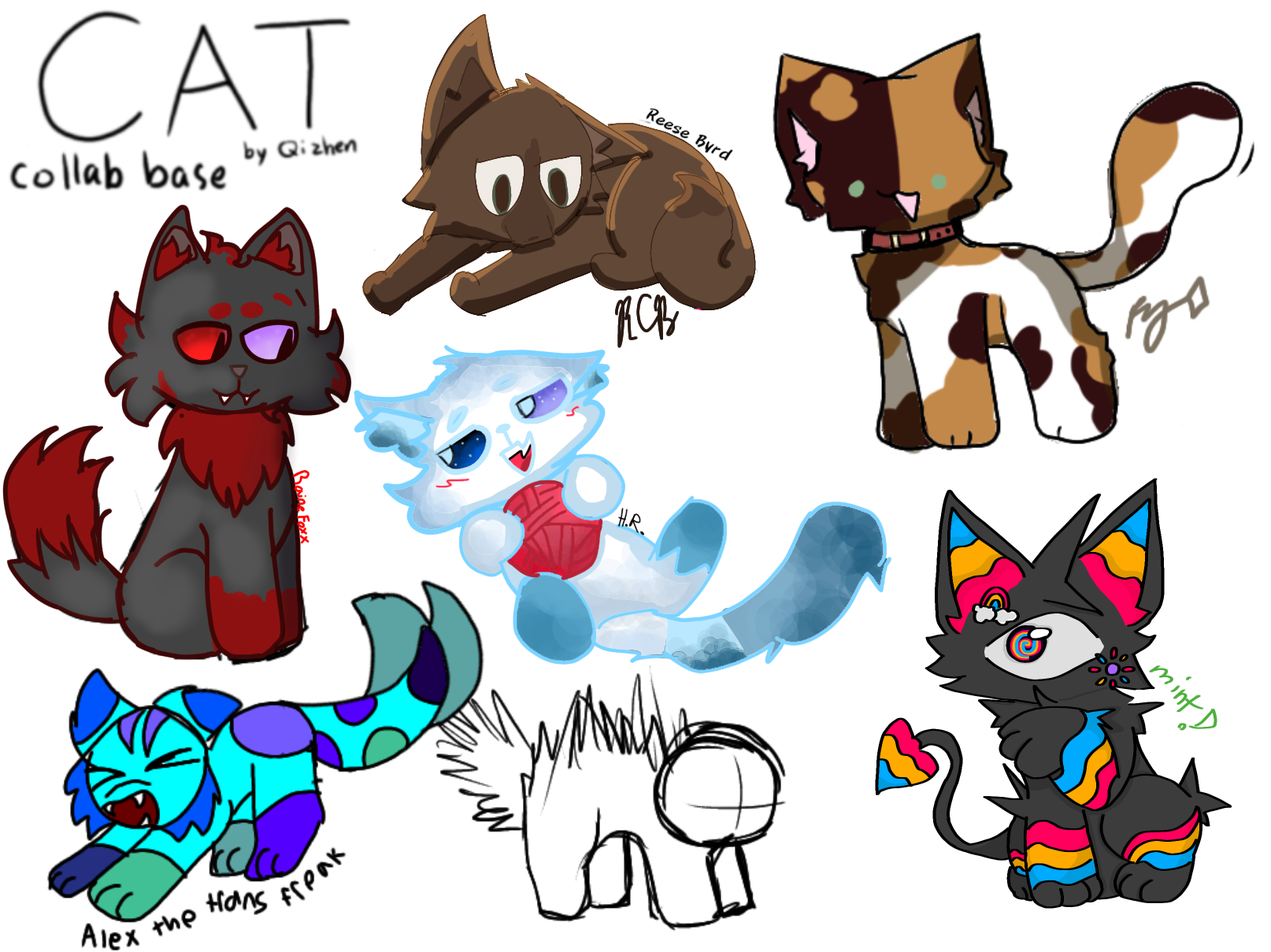 Cat Collab - ibisPaint