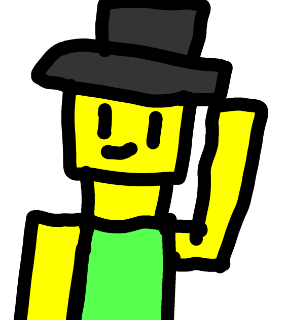 Roblox noob with top hat - ibisPaint