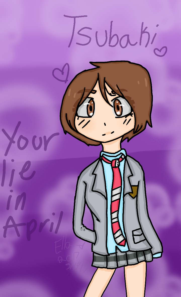 Tsubaki [your lie in april] - ibisPaint