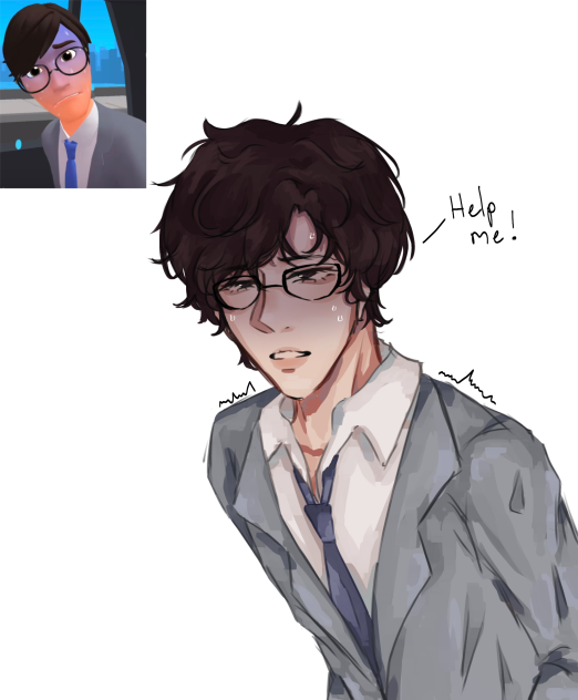 pee guy from taxi master - ibisPaint