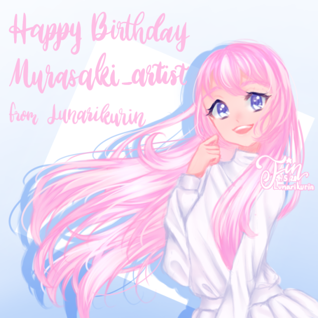 HBD Murasaki - ibisPaint