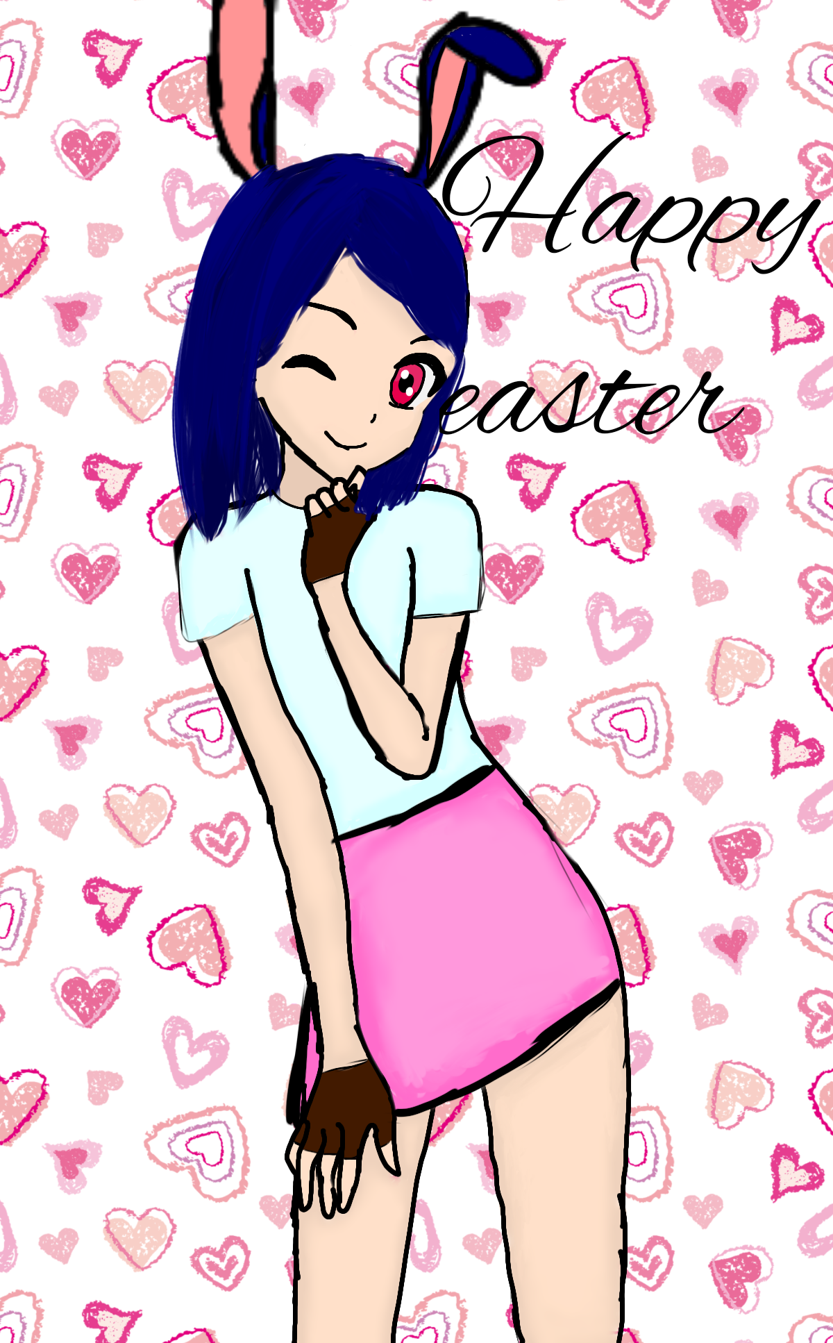 happy easter - ibisPaint
