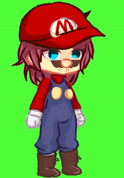 Dumb Mario - ibisPaint