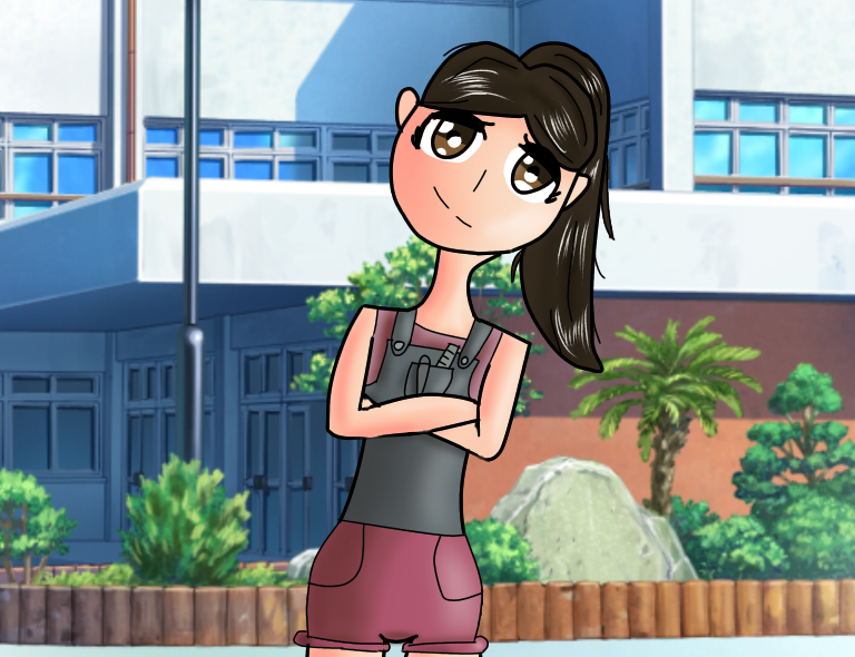 Sara the mechanic in learning - ibisPaint