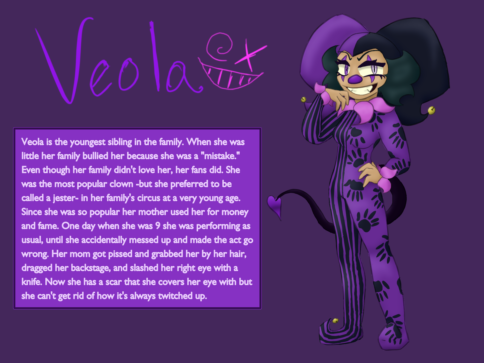 Veola the Jester! (oc) - ibisPaint