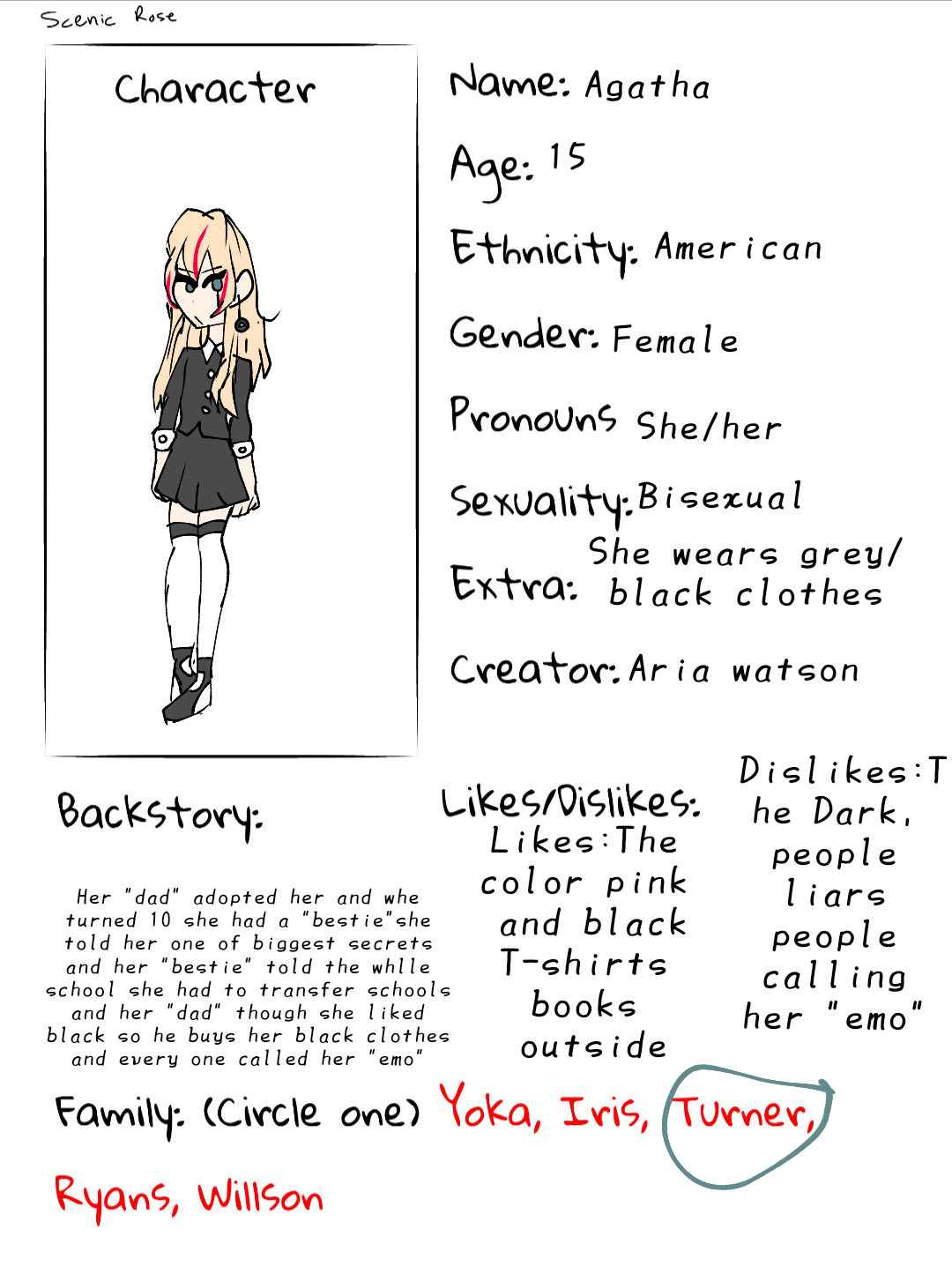 Character sheet for whispers - ibisPaint