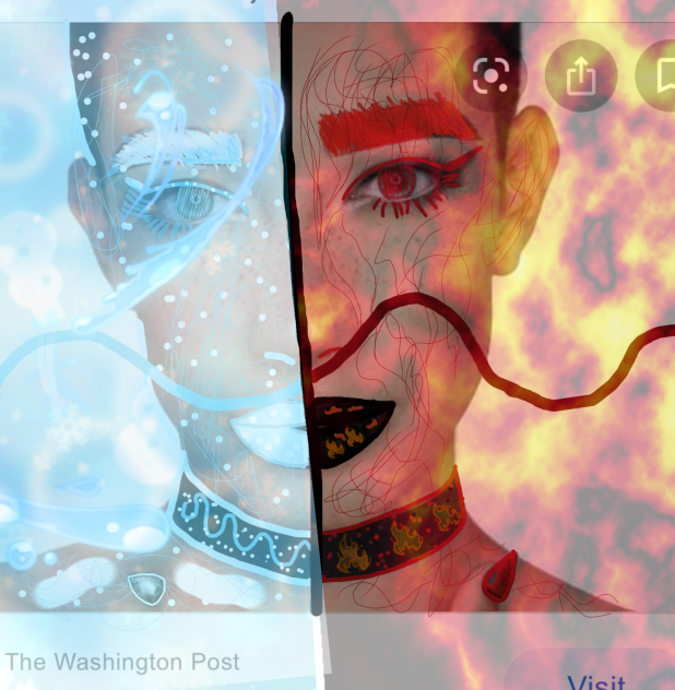 hot and cold - ibisPaint