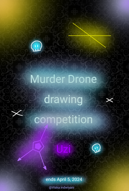 Murder Drone drawing competition (Uzi) - ibisPaint