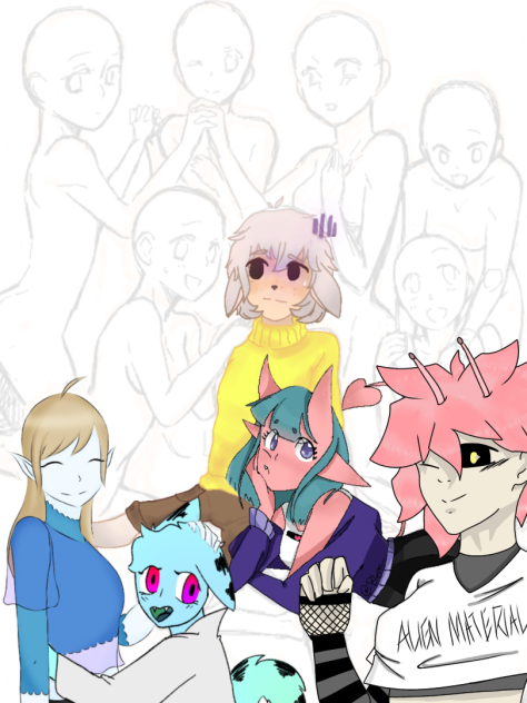 Friends Collab - ibisPaint