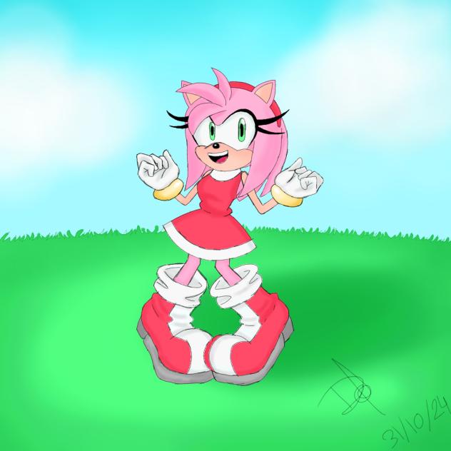 Amy rose - ibisPaint