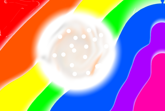 rainbow night sky - ibisPaint