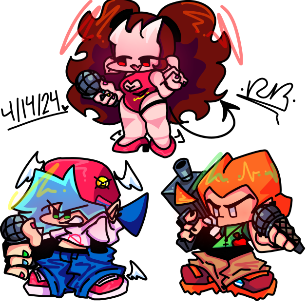 •Sprite Concepts - Wholesome Trio• - ibisPaint