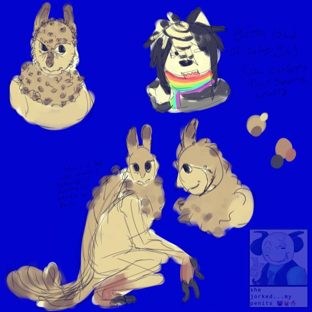 owl oc consept - ibisPaint