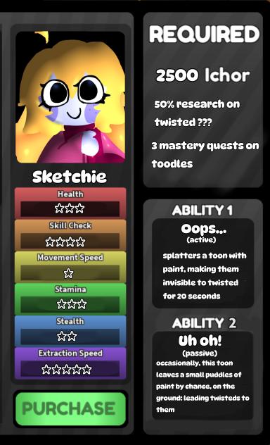 Sketchies revamped stats - ibisPaint
