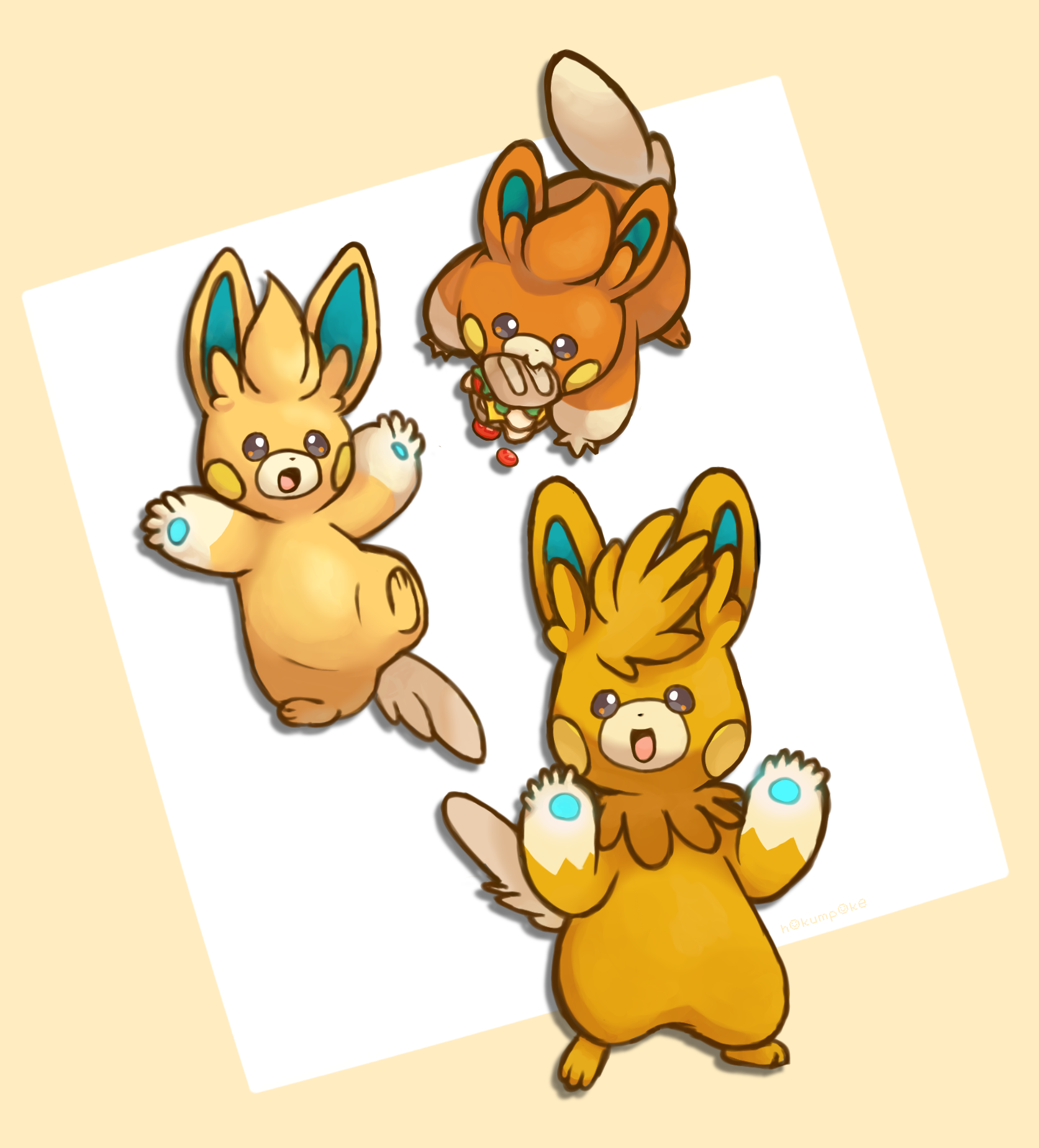 pawmi evolution line - ibisPaint