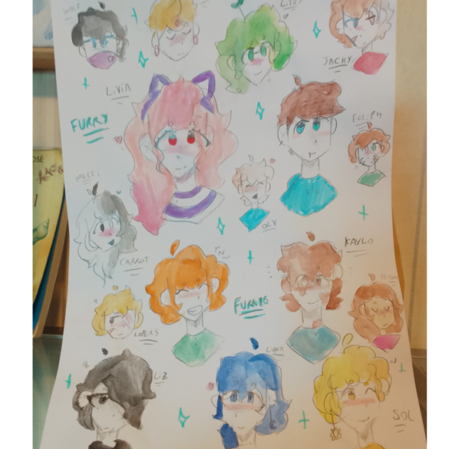 turma dos furrys humanos - ibisPaint