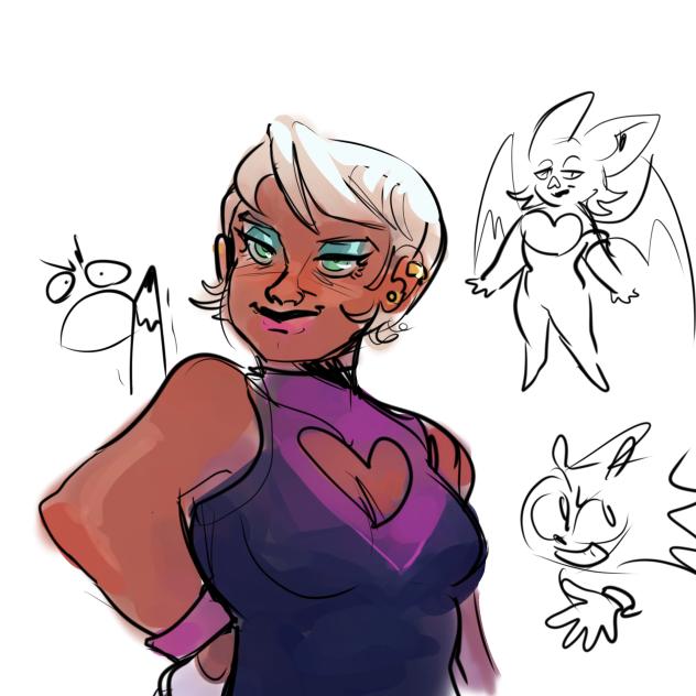 Rouge Gijinka - ibisPaint