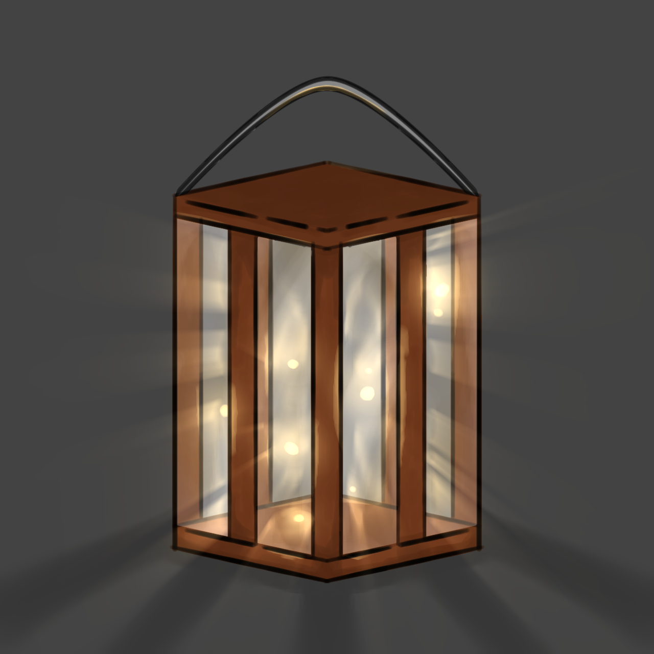 idk, lantern with Firefly - ibisPaint