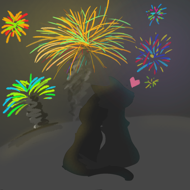 fireworks 🎇 - ibisPaint