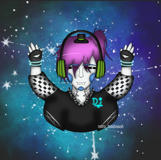 Dj music man in my style💖💜 - ibisPaint