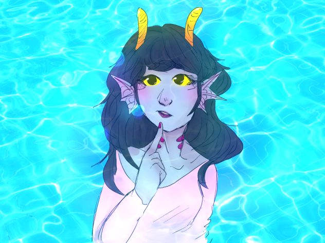 lets swim ! - ibisPaint