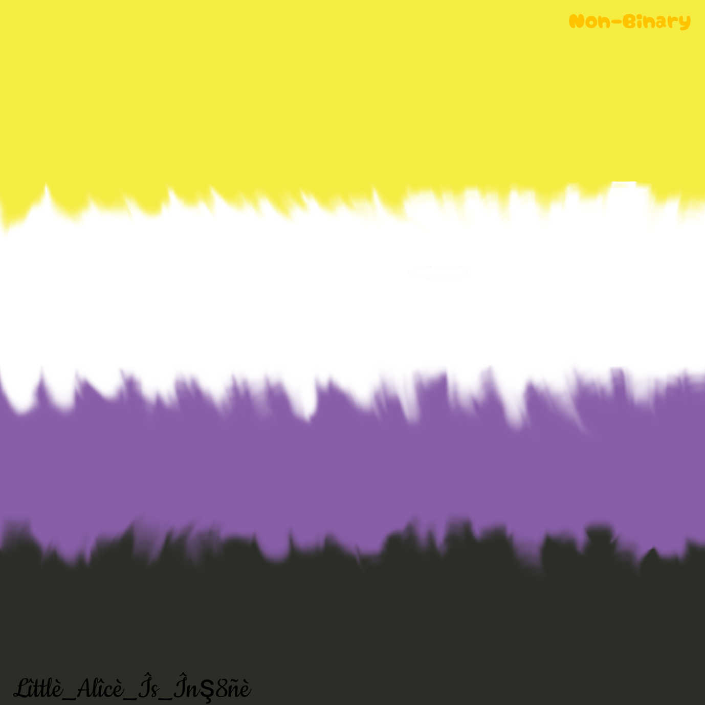 Non-Binary Pride - ibisPaint