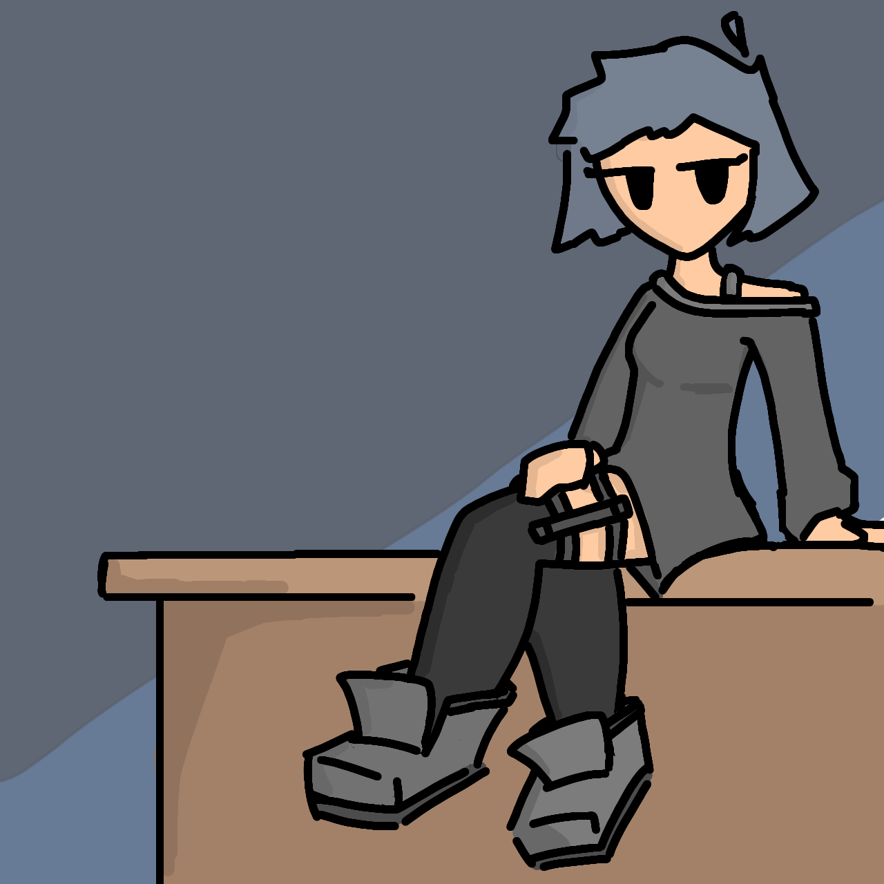 Ashley first contact - ibisPaint