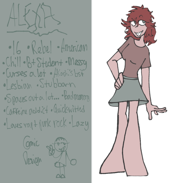 ALEXA’S CHARACTER SHEET - ibisPaint