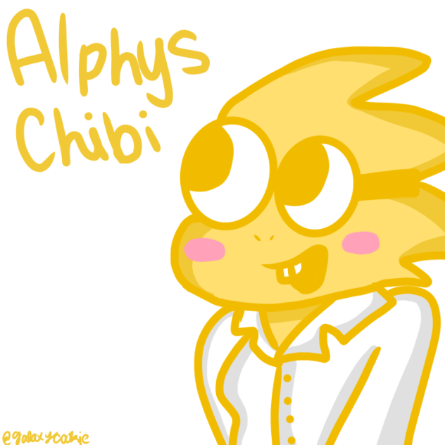 Alphys chibi - ibisPaint