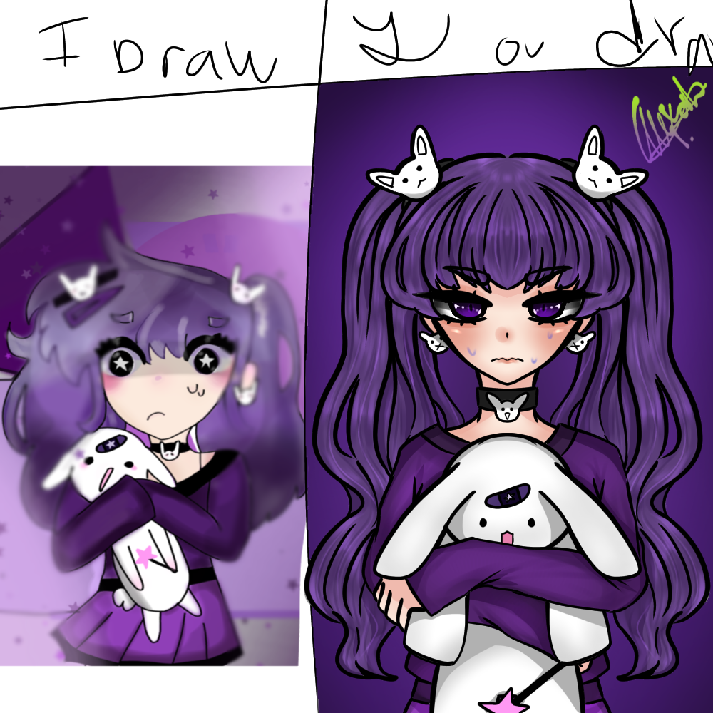 I draw you draw with Vivian - ibisPaint