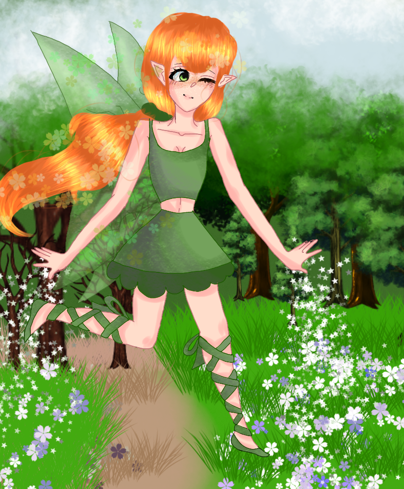 fairy flowers - ibisPaint