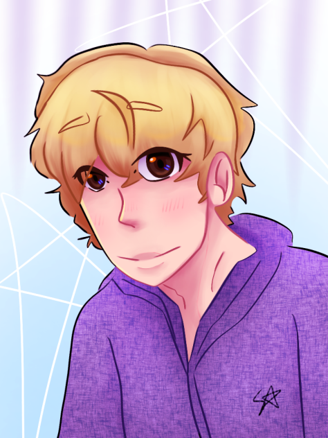 purple hoodie guy 💜💜 - ibisPaint