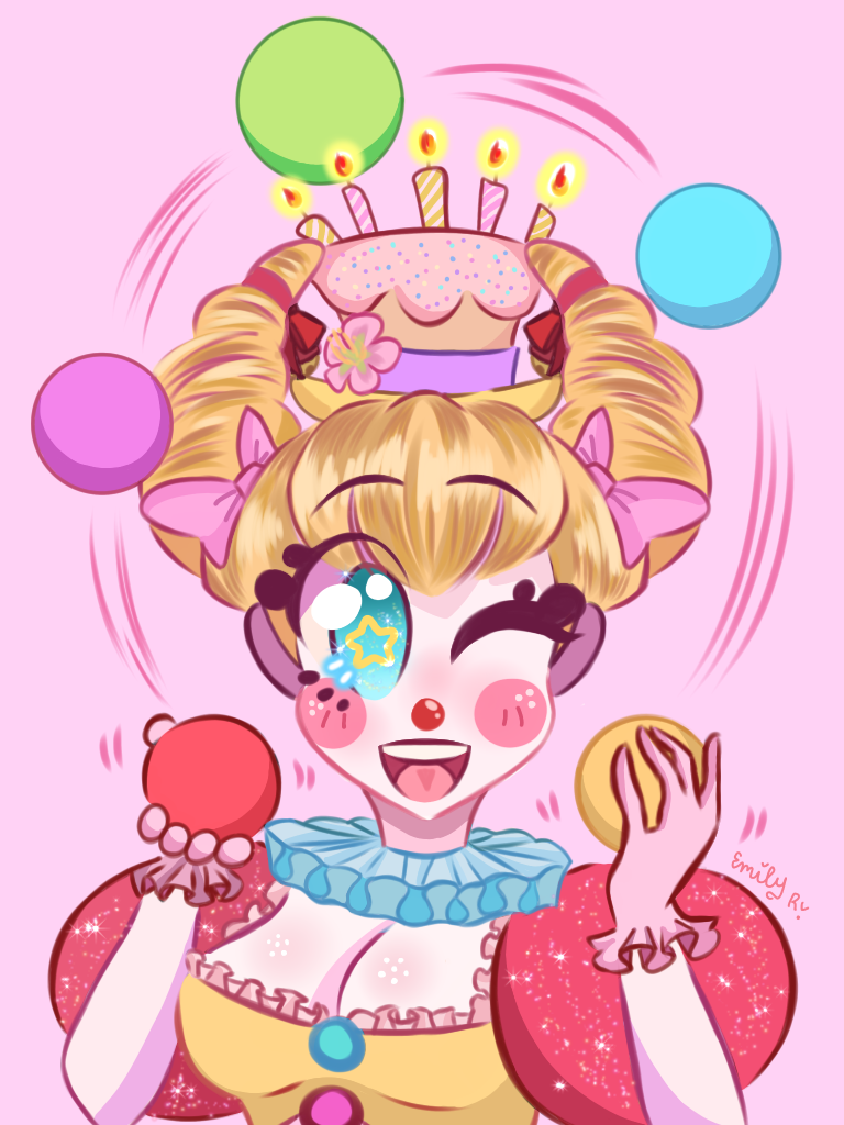 🧁🎉🤡birthday clown🤡🎉🧁 - ibisPaint