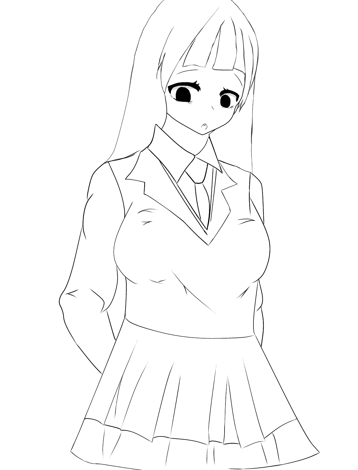 “Oh!” Coloring base - ibisPaint