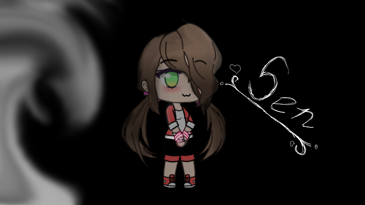 Editing My Gacha Character - ibisPaint