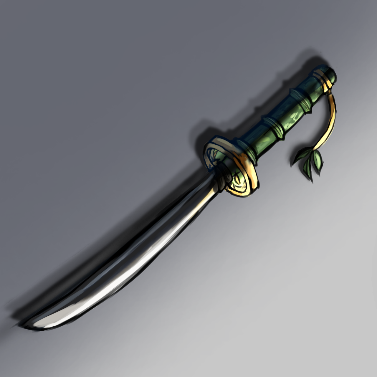 First time drawing a weapon! -w-# - ibisPaint