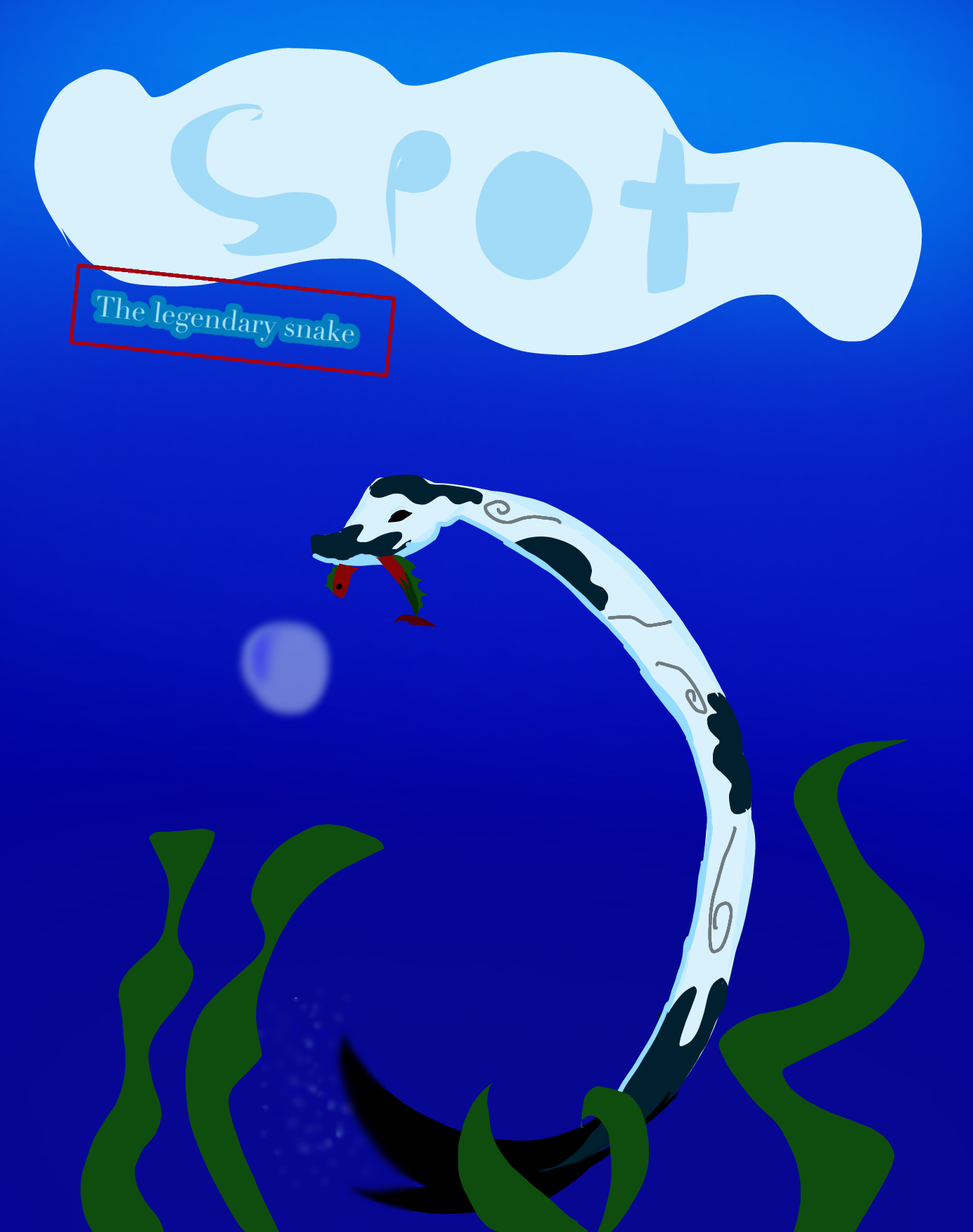 Spot the legendary sea snake - ibisPaint