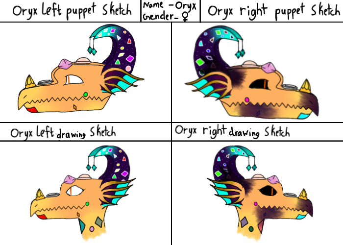 Dragon Puppet model - ibisPaint