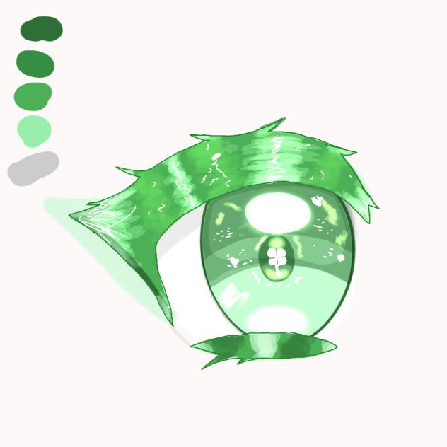 eye green yeye - ibisPaint