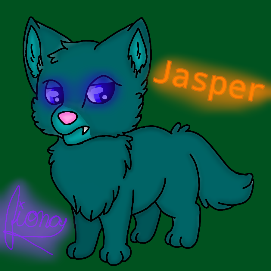 Jasper the little wolf pup - ibisPaint