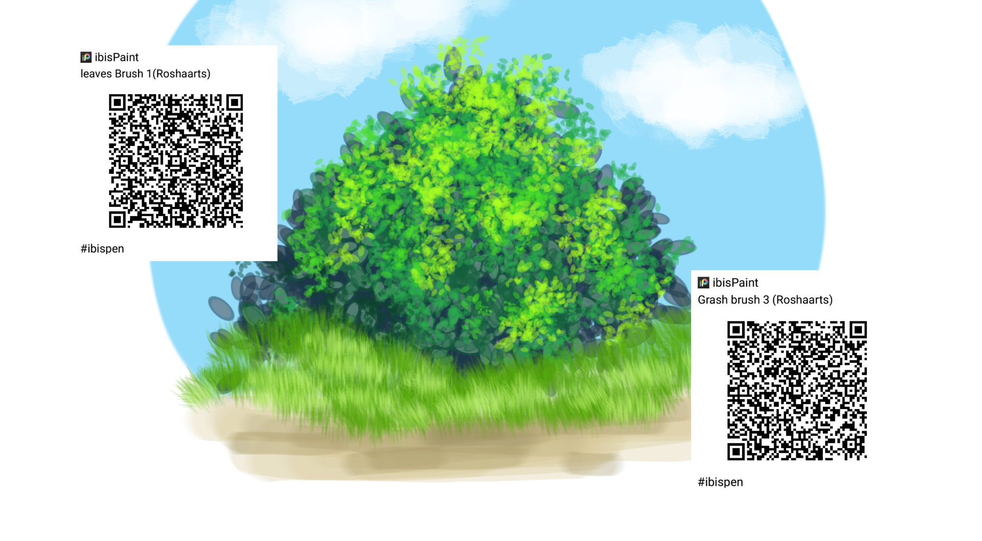 Tree bush brush (Roshaarts) - ibisPaint