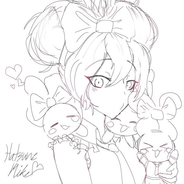 Cinnamon Miku - ibisPaint