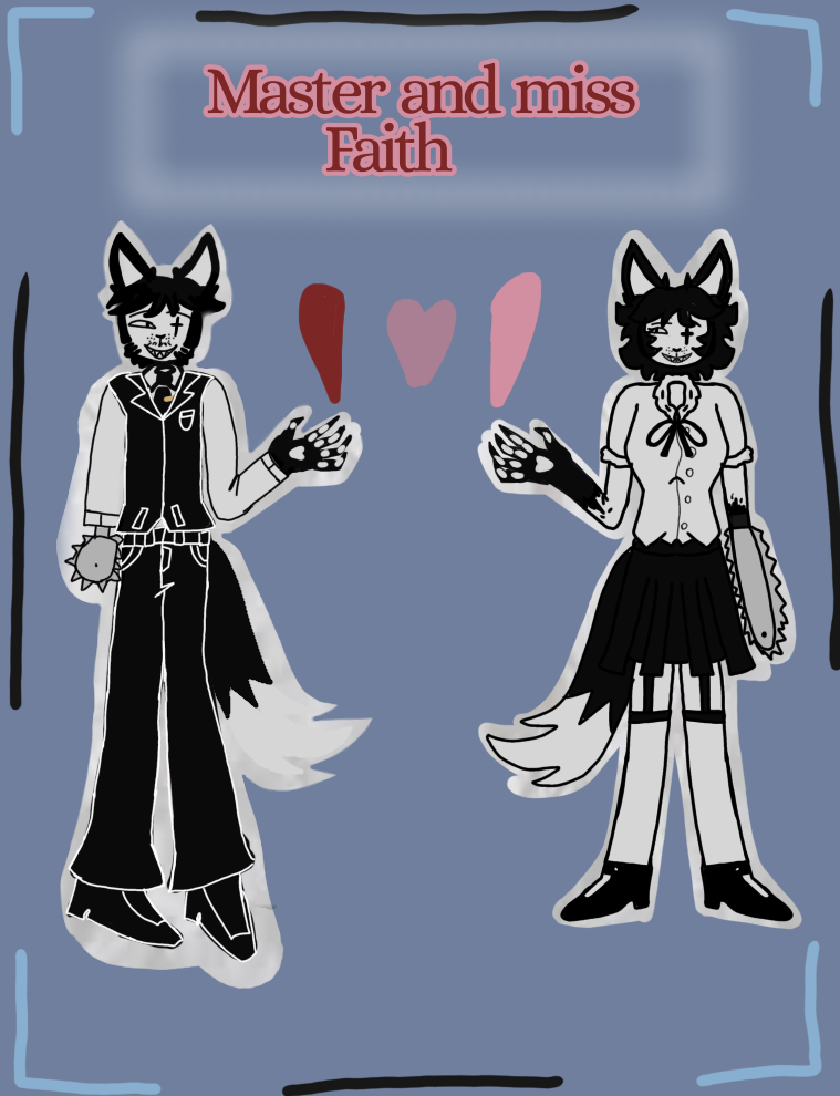 My oc’s master and miss Faith! - ibisPaint