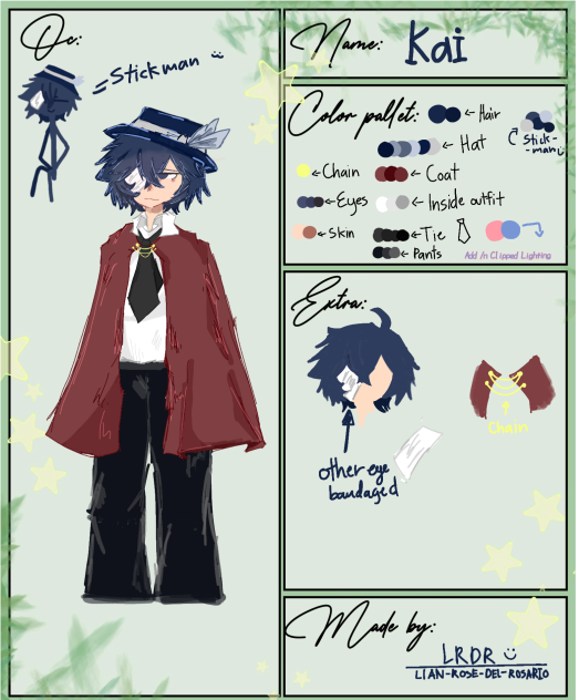 Oc Character Sheet - ibisPaint