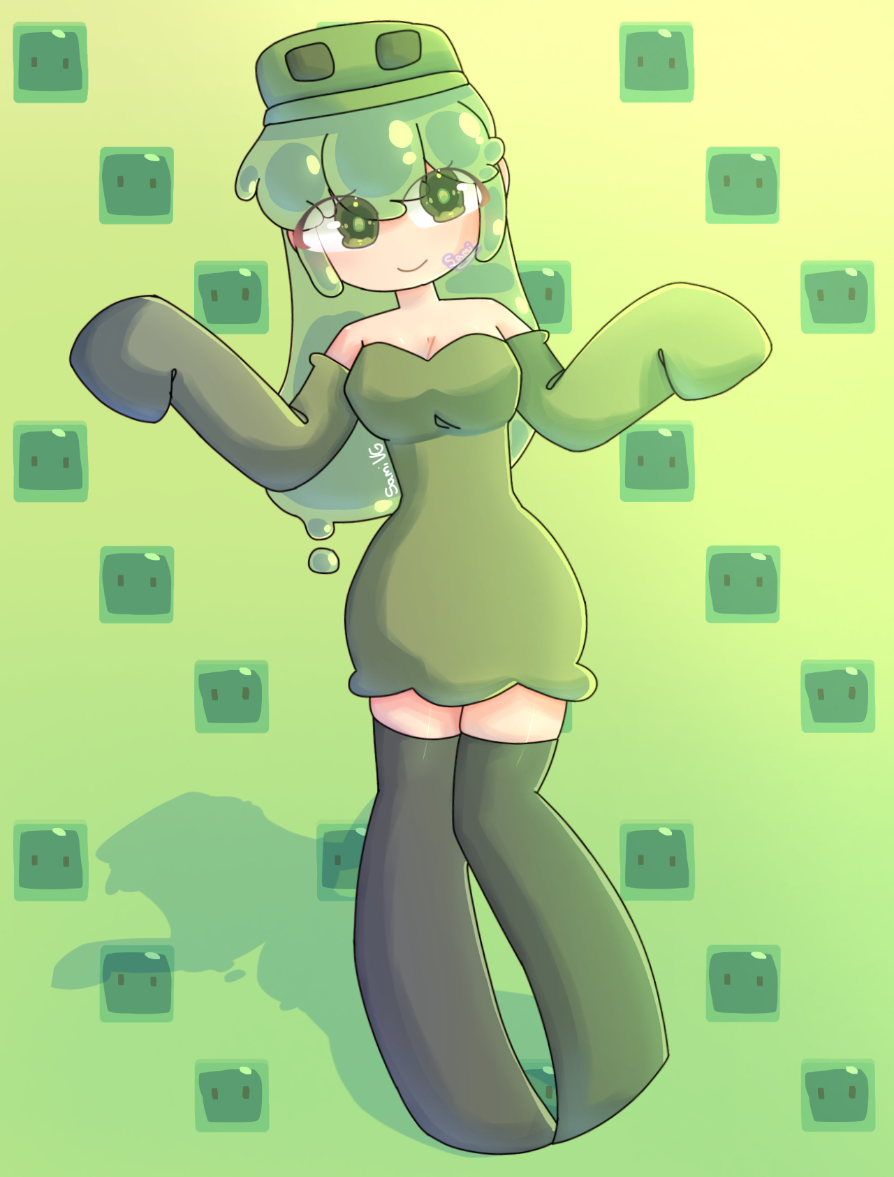 Slime girl - ibisPaint
