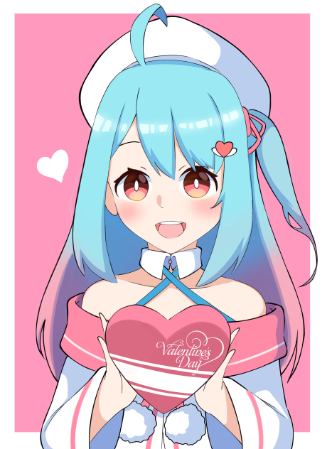 Evelyn Vtuber Valentine fan art - ibisPaint