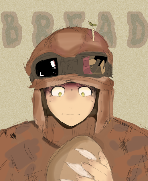 Nigel eats bread.. the sequel! - ibisPaint