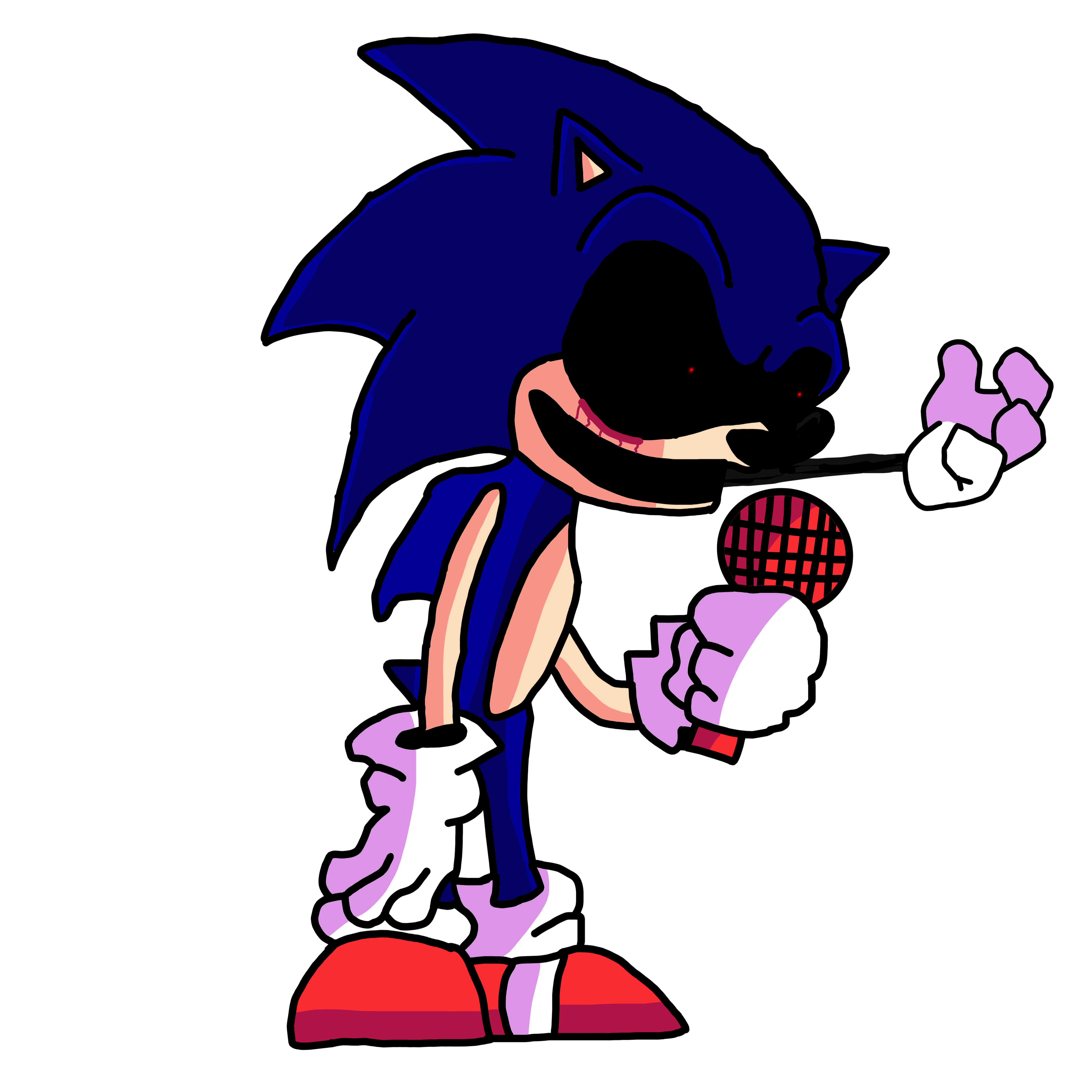 Sonic.EXE Too Slow Redesign! - ibisPaint