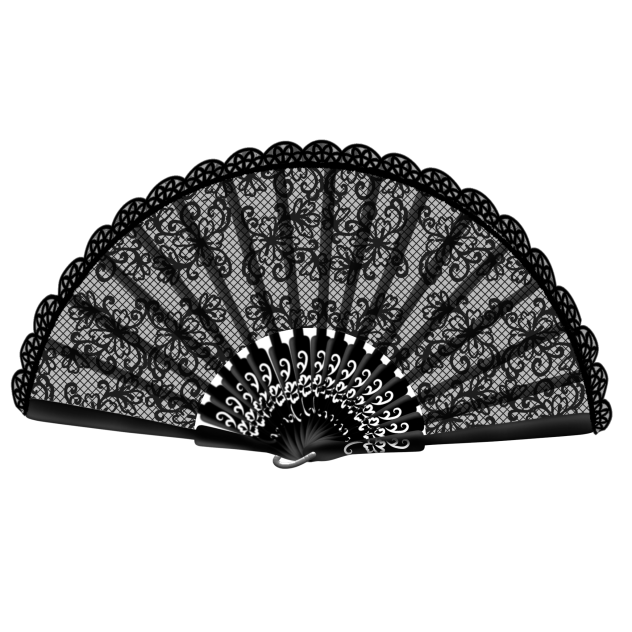 Gothic hand fan - ibisPaint
