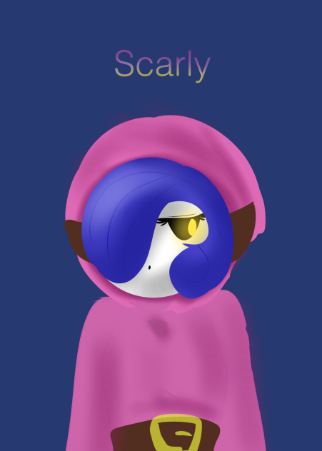 Scarly the Shy gal - ibisPaint